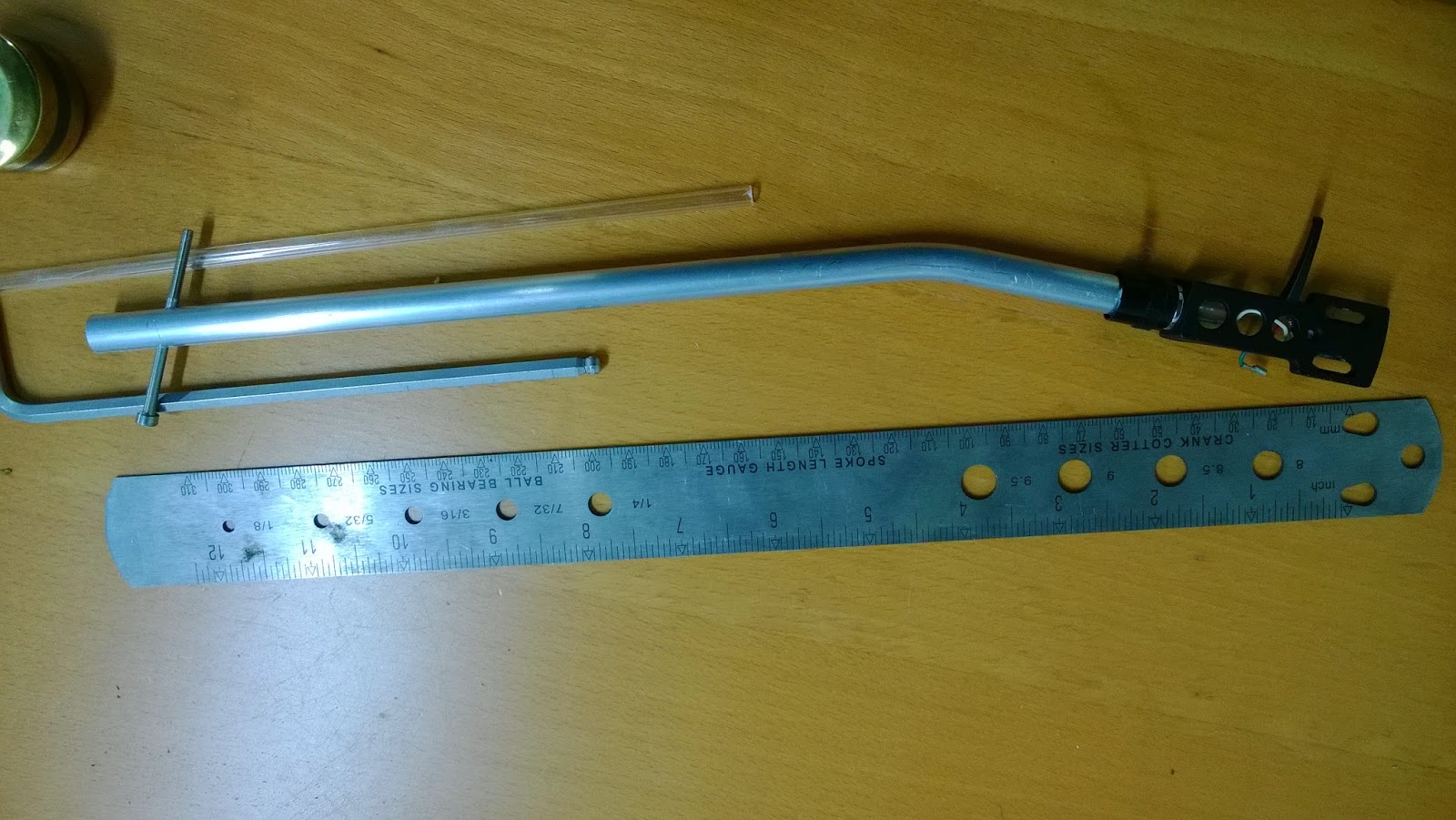 DIY 12" tonearm : building a DIY tonearm
